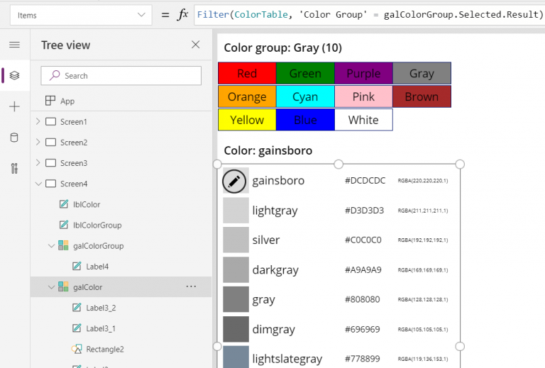 Using Css Color Names For Svg Icons In Power Apps Canvas App Jukka Niiranen Blog
