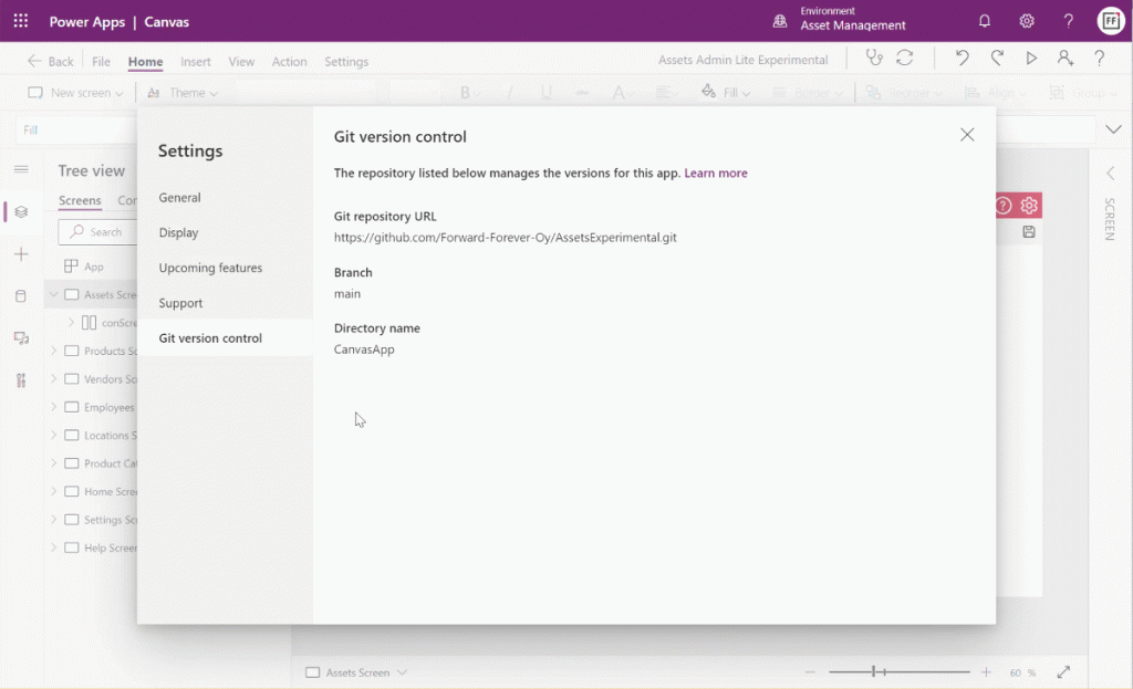 Canvas app source code editing with VS Code in your browser - Jukka Niiranen blog