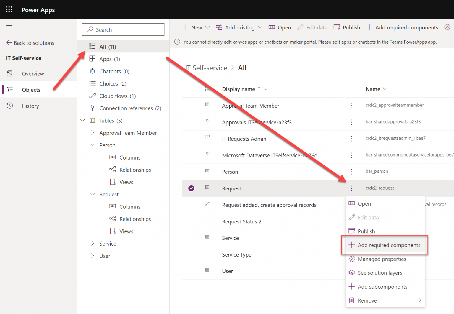 Working with solutions in Dataverse for Teams - Jukka Niiranen blog