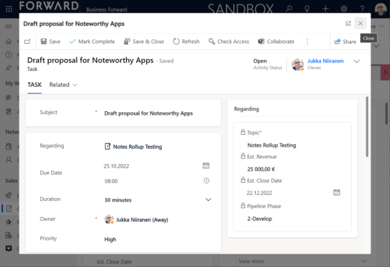 A Few Notes On The Timeline Model Driven Power Apps Form Tweaks Jukka Niiranen Blog