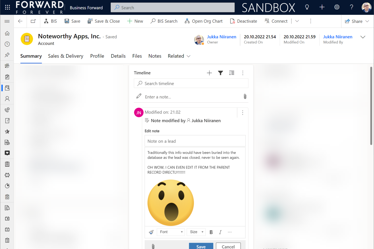 A Few Notes On The Timeline Model Driven Power Apps Form Tweaks Jukka Niiranen Blog